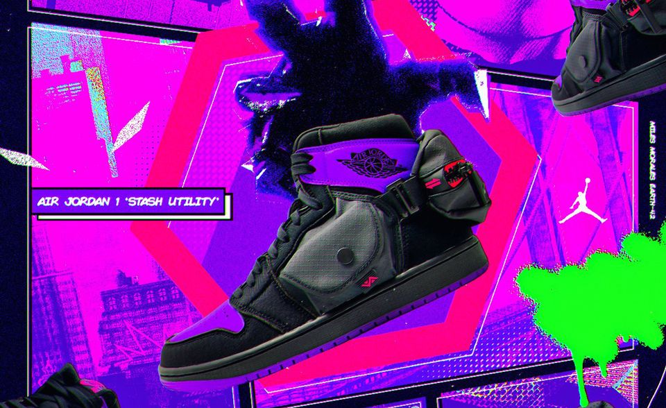 The Air Jordan 1 Stash Utility ‘Spider-Verse’ Is Limited to 100 Pairs ...