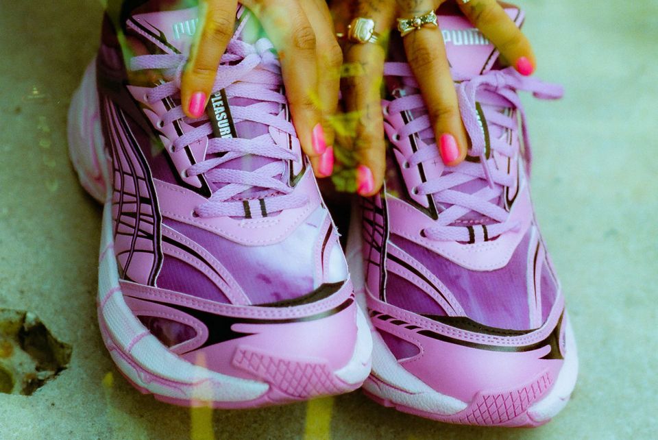 PUMA Pick PLEASURES for Pink Velophasis Collaboration - Sneaker Freaker