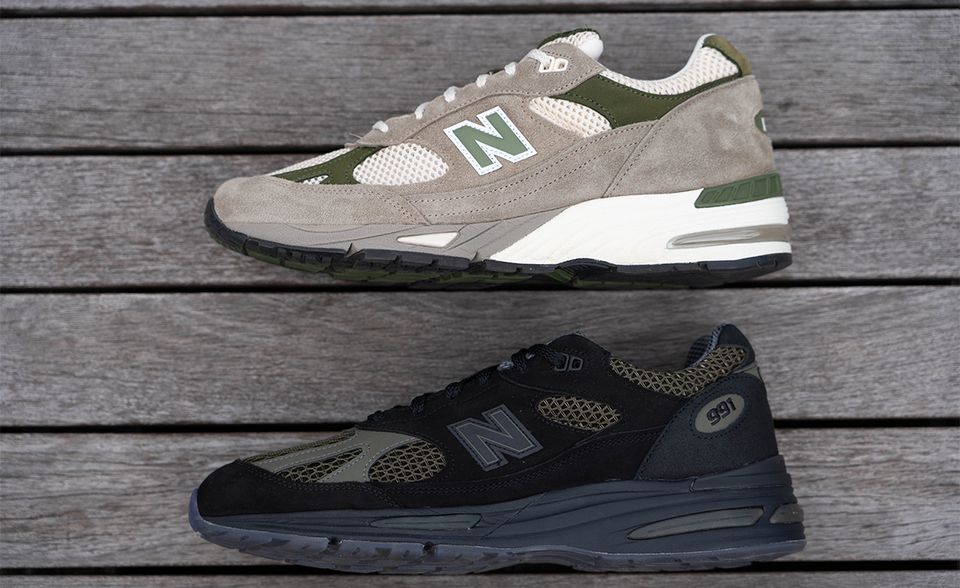 Side-By-Side Comparison of the New Balance 991 and 991v2 - Sneaker Freaker