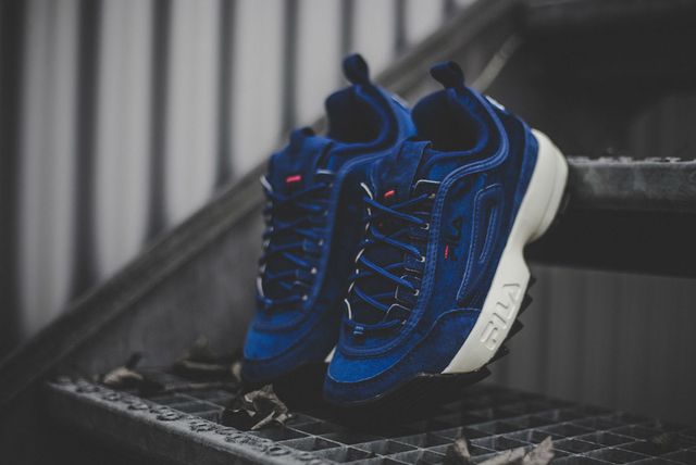 FILA Get Disruptive in 'Royal Blue' - Sneaker Freaker