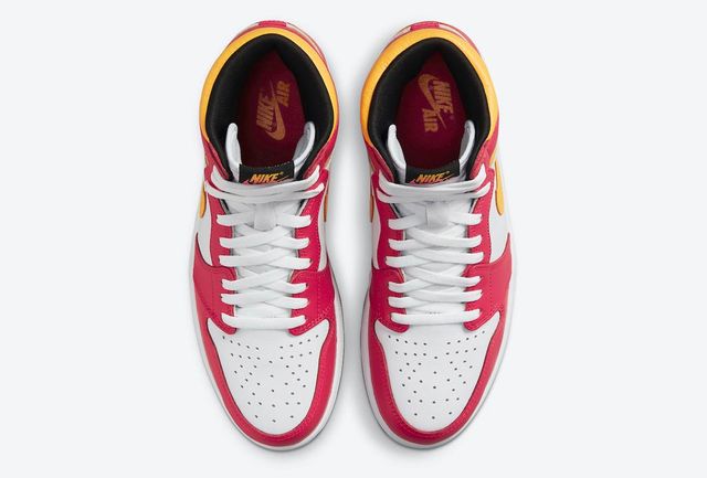 Official Images: The Air Jordan 1 High OG ‘Light Fusion Red’ - Sneaker ...