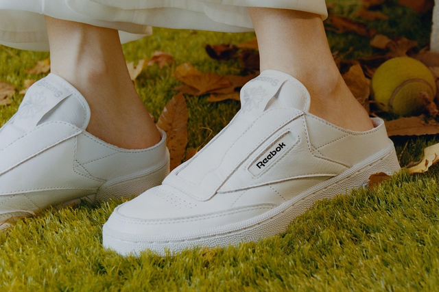 The BEAMS x Reebok Club C Laceless Mule Exemplifies Casual Cool ...