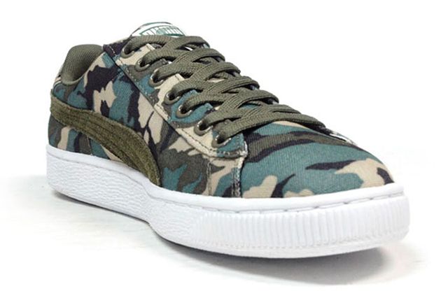 PUMA Basket Canvas (Camo) - Releases