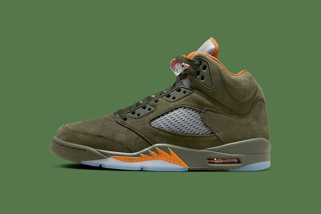 The Air Jordan 5 'Olive' Returns in 2024 - Releases