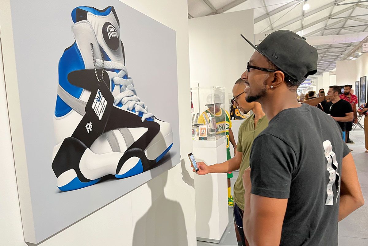 Sneaker Artist Adam Port Exhibits ‘Art of the Sole’ at Art Basel 2022 ...
