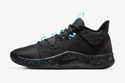 Official Look: Nike PG 3 Gets Speckled Out in 'Black Aqua' - Releases