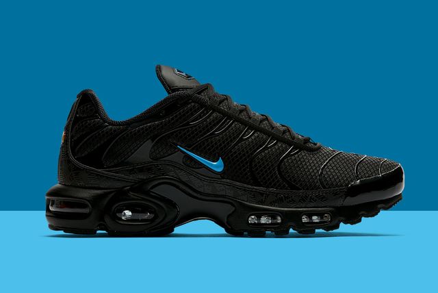 Metallic Blue Swoosh light Up the Nike Air Max Plus - Sneaker Freaker