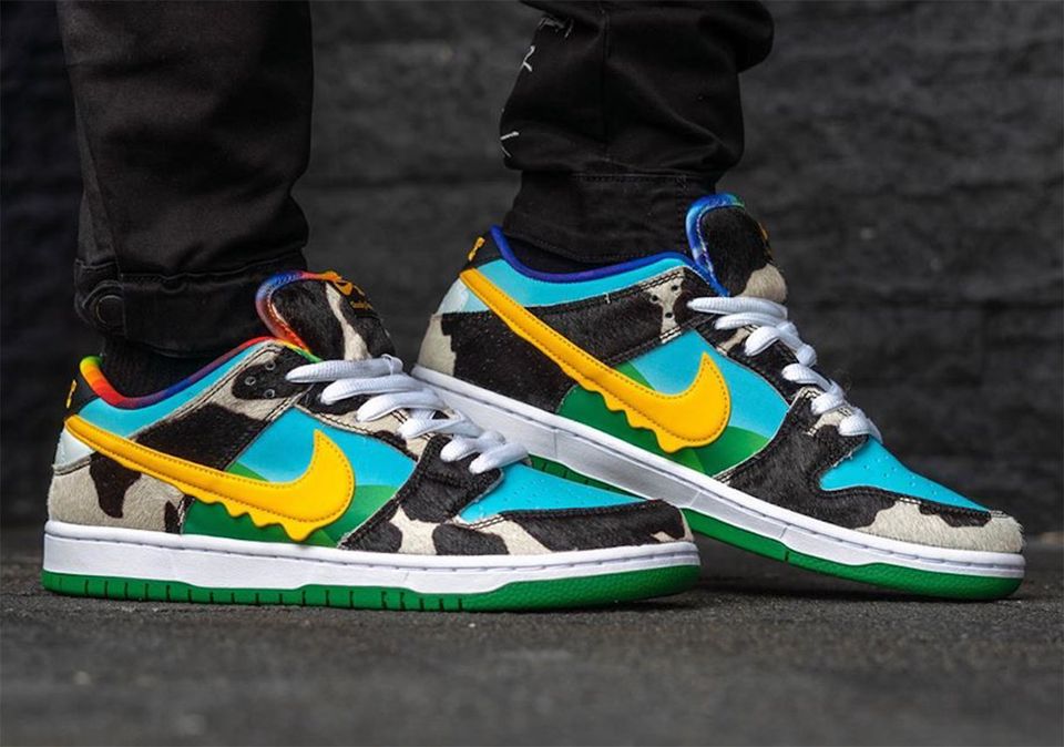 On-Foot: Ben & Jerry's Nike SB Dunk Low ‘Chunky Dunky' - Sneaker Freaker