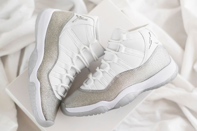 The Air Jordan 11 'Metallic Silver' Delivers Some Serious Sparkle ...