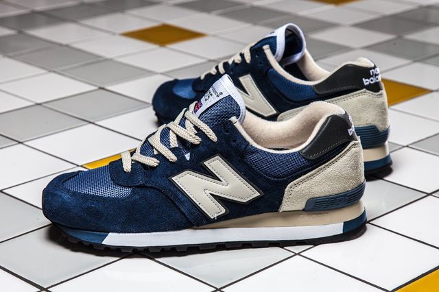 New Balance 575 Made In UK (Dark Blue And Rust) - Sneaker Freaker