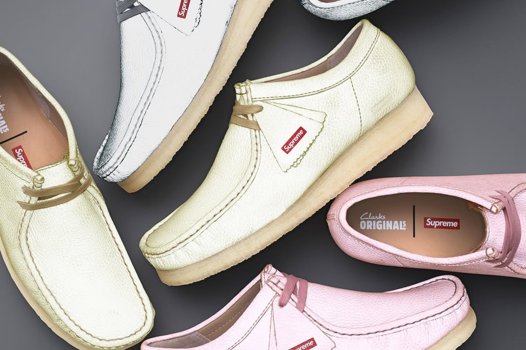 Supreme and Clarks Originals Shine New Light on the Wallabee - Releases