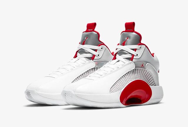 The Air Jordan 35 Ignites in ‘Fire Red’ - Sneaker Freaker