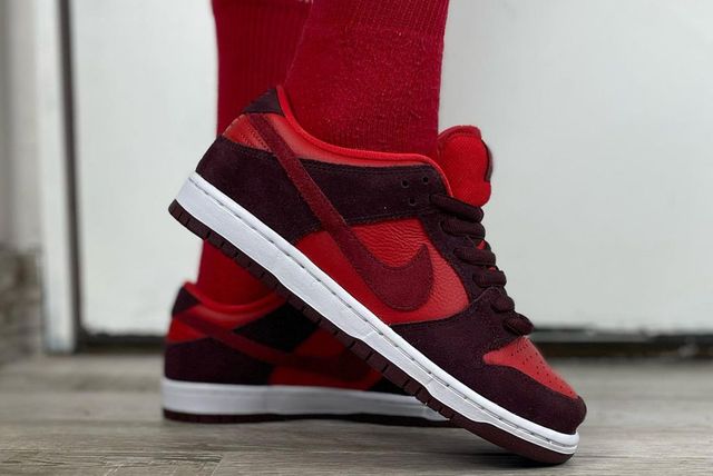 Official Images are Out! Nike SB Dunk Low 'Cherry' - Sneaker Freaker
