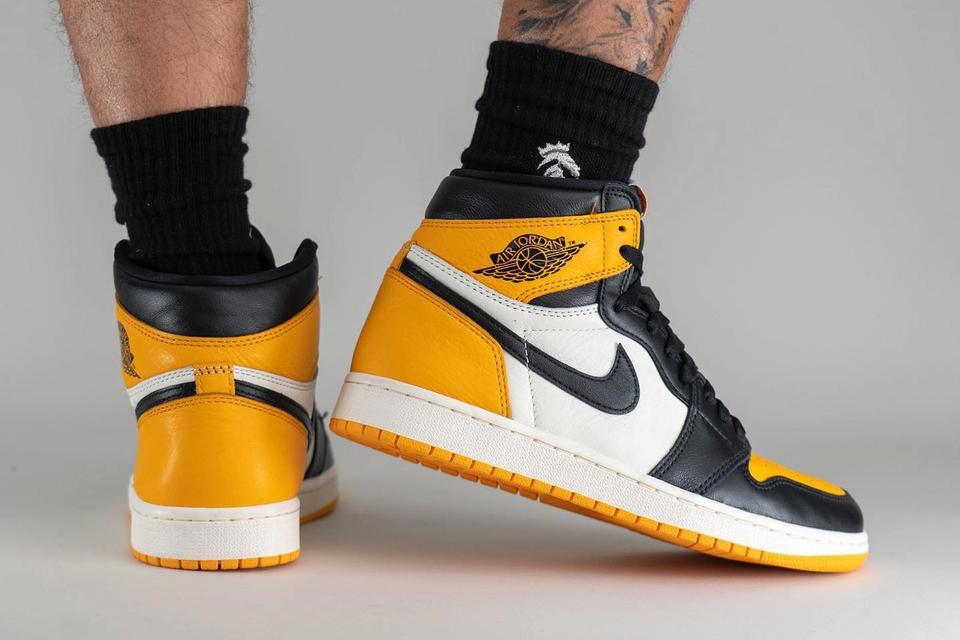 On-Foot Look at the Air Jordan 1 ‘Yellow Toe’ - Sneaker Freaker