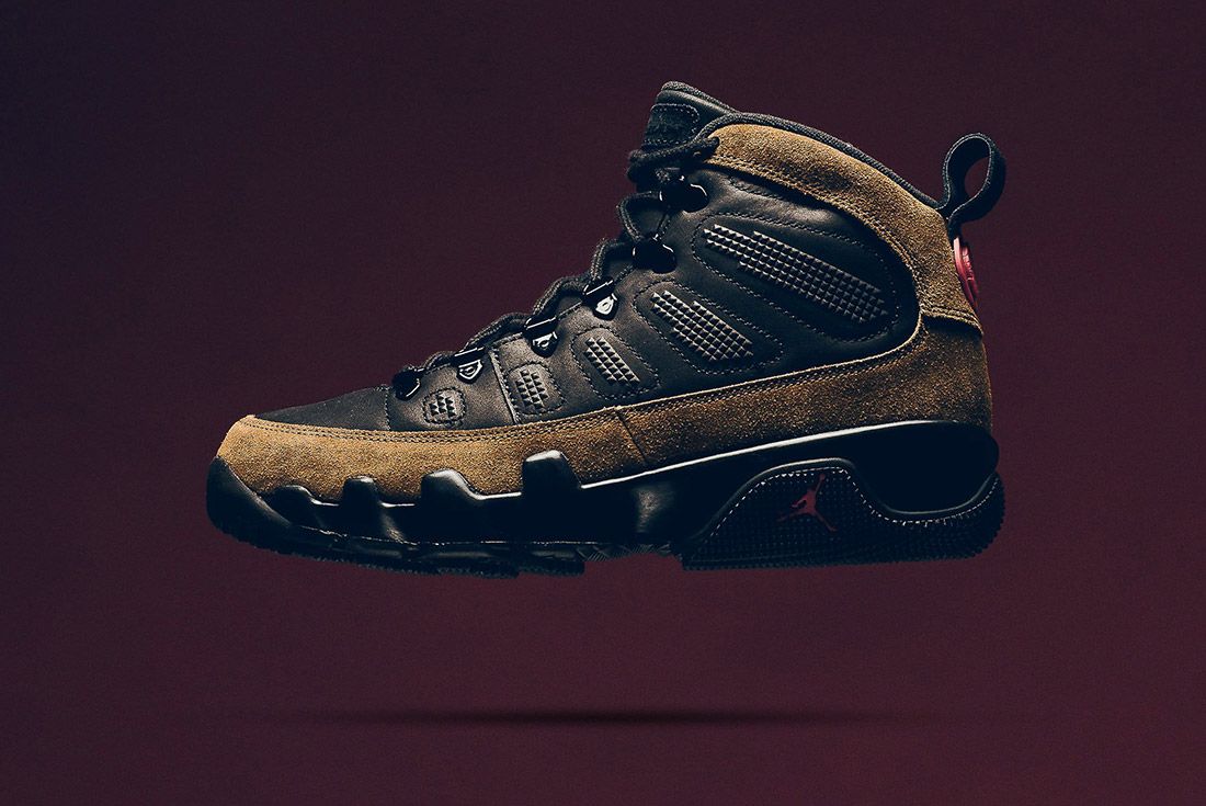 A Closer Look at the Air Jordan 9 Boot NRG 'Olive' - Sneaker Freaker