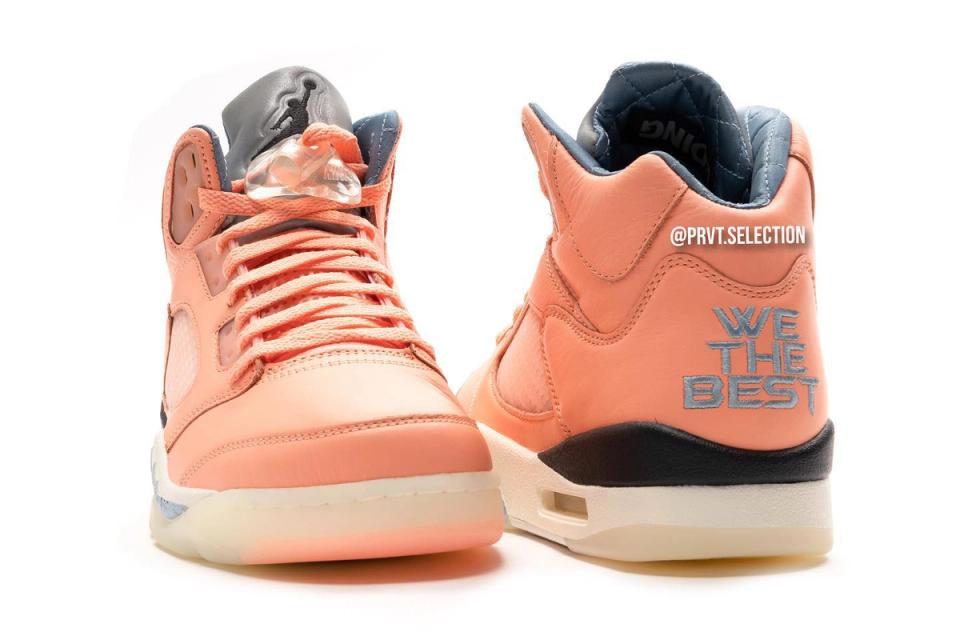 Official Images: DJ Khaled x Air Jordan 5 ‘Washed Yellow' - Sneaker Freaker