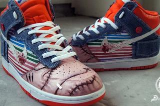 Diversitile 'lets Play' Chucky Dunks (Custom) - Sneaker Freaker