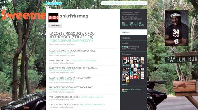 Snkrfrkr On Twitter! - Industry News