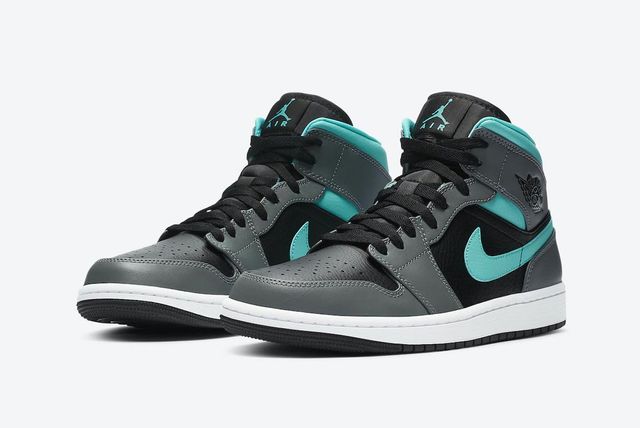 The Air Jordan 1 Mid Prepares to Drip in Aqua - Sneaker Freaker
