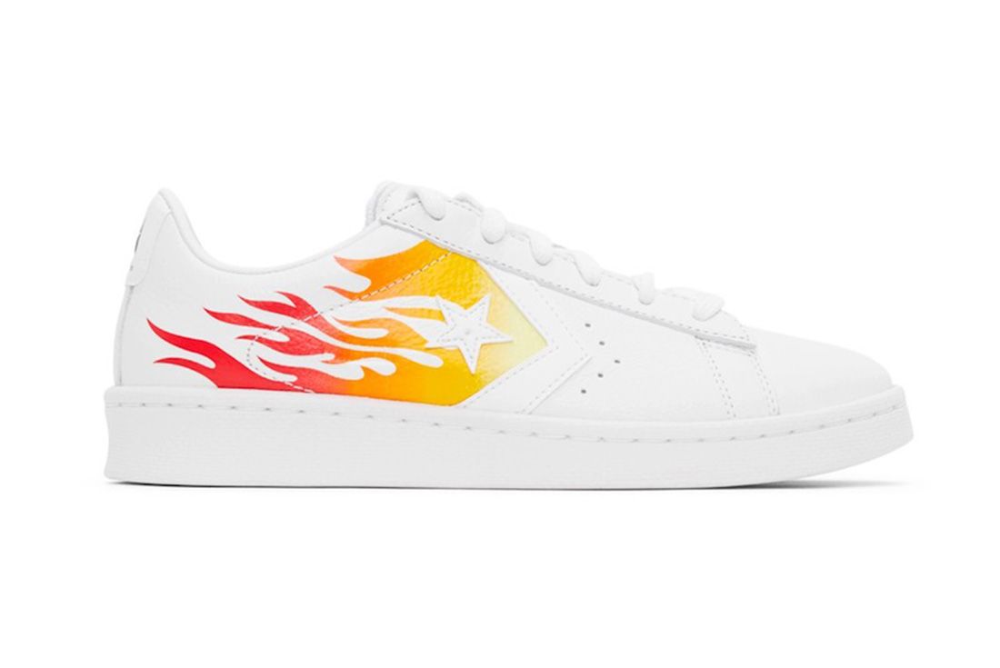 Complete Your Guy Fieri Cosplay with the Fiery Converse Pro Leather ...