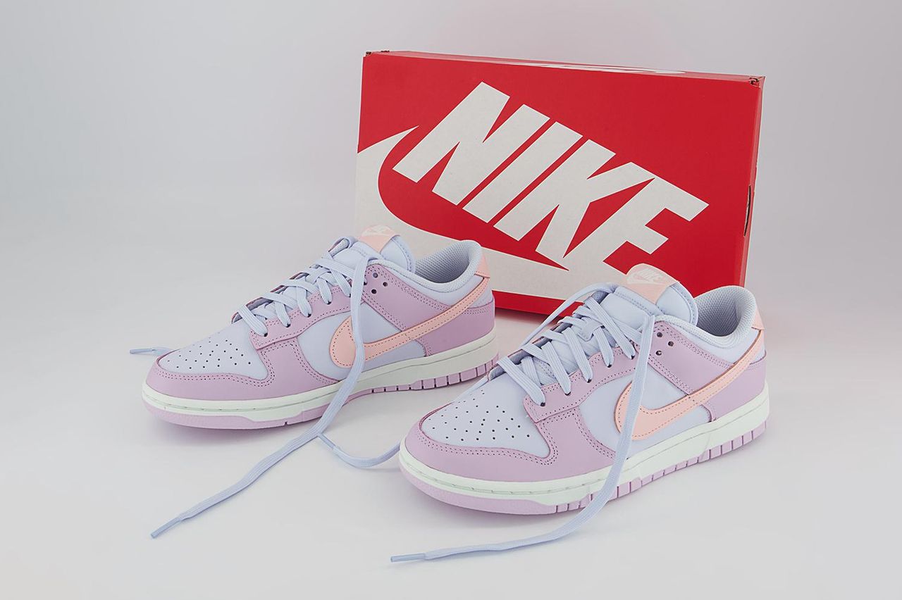 Light Blue, Lavender and Peach Land On the Nike Dunk Low - Sneaker Freaker