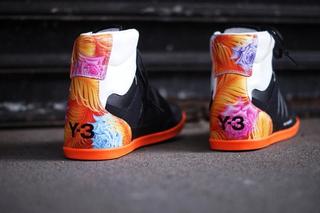 Y-3 Yohji Yamamoto Honja High (Black/Floral) - Sneaker Freaker
