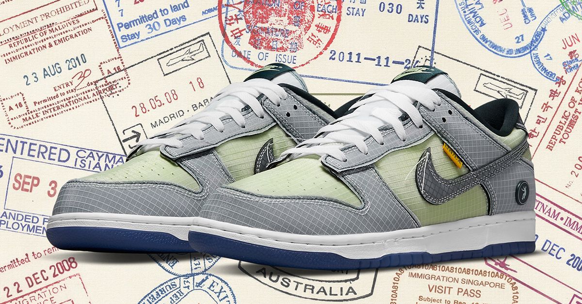 Official Images: Union x Nike Dunk Low in Green and Navy - Industry News