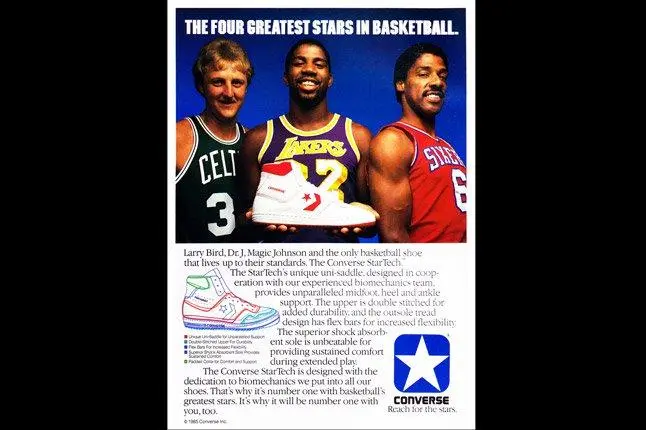 Magic Johnson Larry Bird Converse