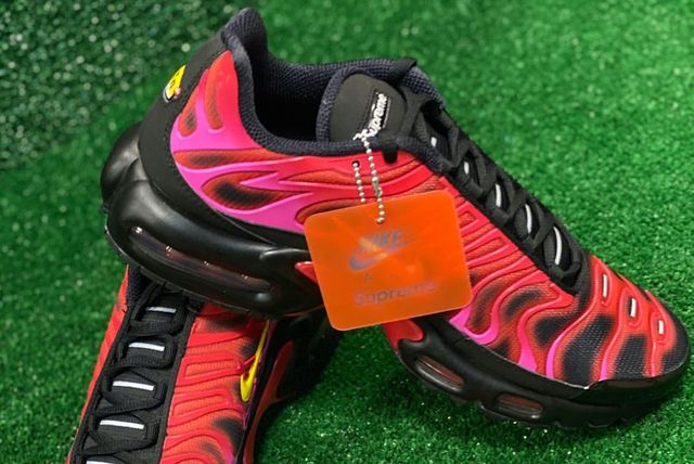 Leaked: Supreme x Nike Air Max Plus TN 'University Red' - Sneaker Freaker
