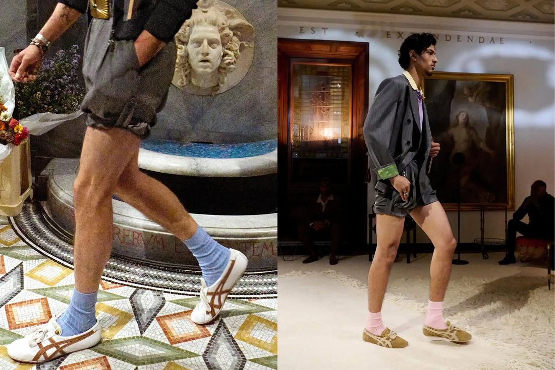 Onitsuka Tiger Meets Versace’s Medusa at Paris Fashion Week - Releases