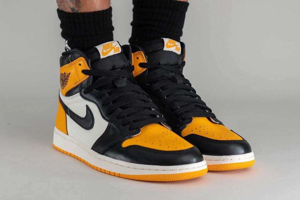 On-Foot Look at the Air Jordan 1 ‘Yellow Toe’ - Sneaker Freaker
