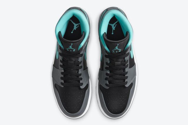 The Air Jordan 1 Mid Prepares to Drip in Aqua - Sneaker Freaker