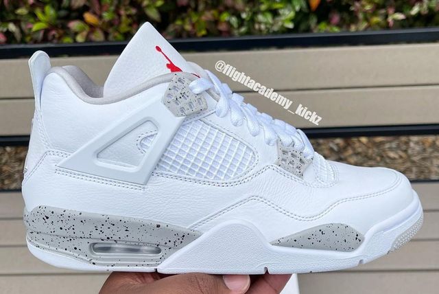 Another Up-Close Look at the Air Jordan 4 ‘White Oreo’ - Sneaker Freaker
