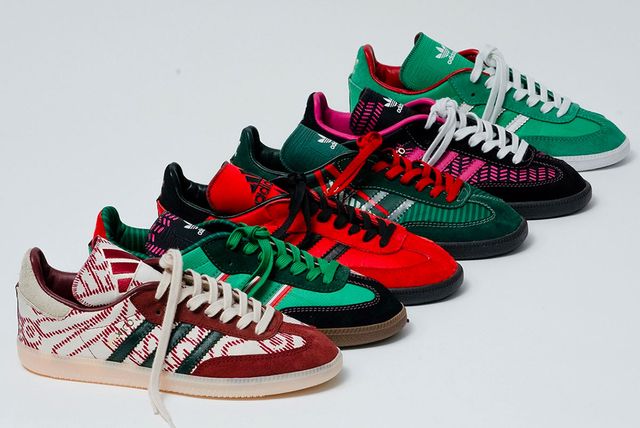 Mexico Football Jerseys Reworked Into Custom Adidas Sambas - Sneaker ...