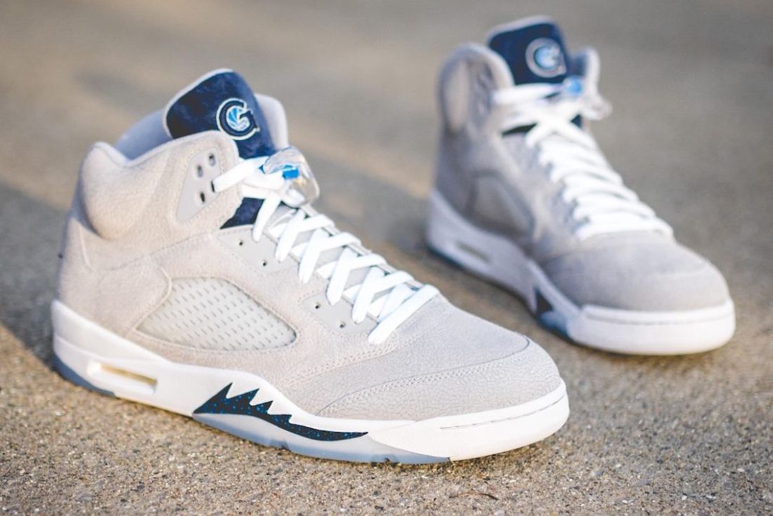 Up-Close Look: The Air Jordan 5 ‘Georgetown Hoyas’ PE - Industry News