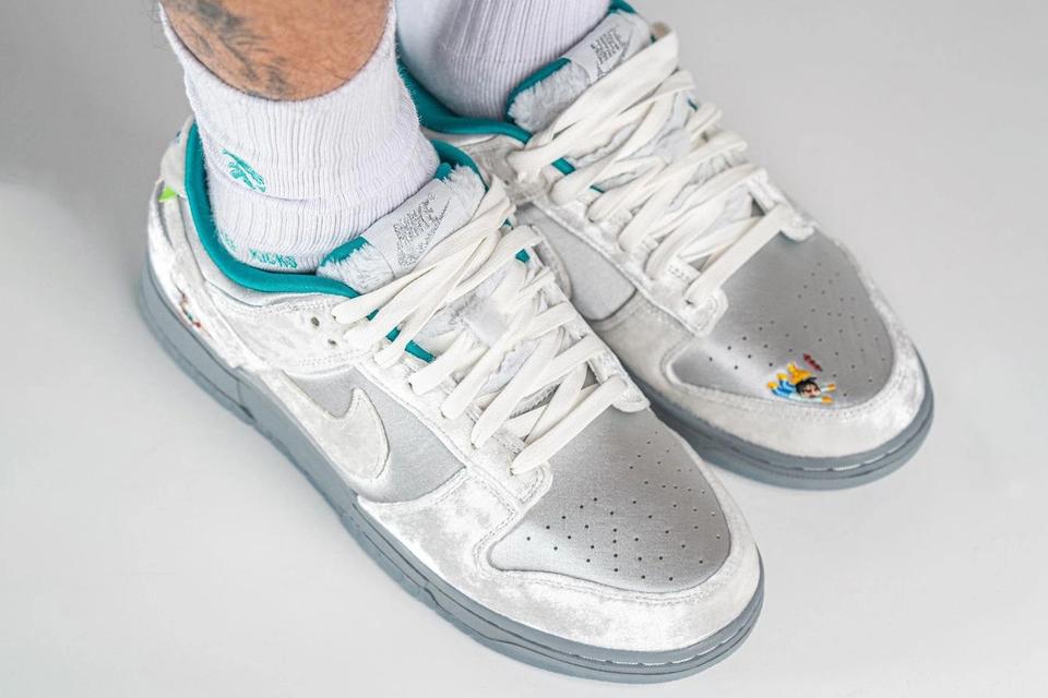 On-Foot: Nike Dunk Low 'Ice' - Sneaker Freaker