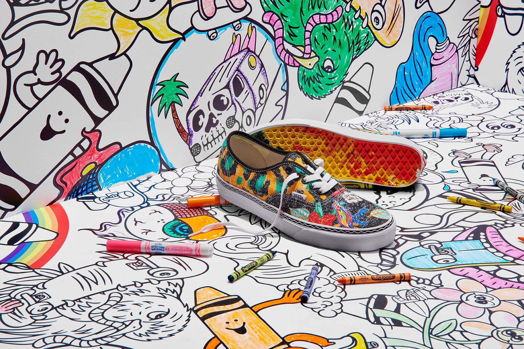 Vans and Crayola Team Up to Celebrate Creativity - Sneaker Freaker