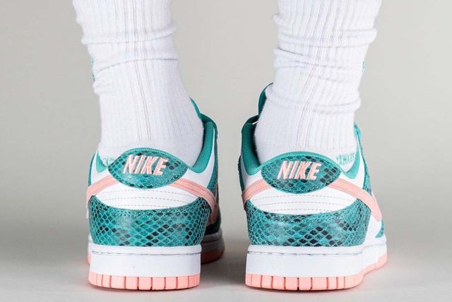 On-Foot! Nike Dunk Low 'Snakeskin' - Sneaker Freaker