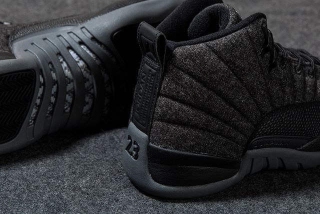 Air Jordan 12 Wool (Dark Grey) - Sneaker Freaker