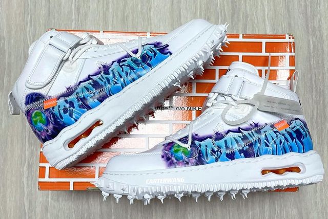 Detailed Shots of the Off-White x Nike Air Force 1 Mid Are Here ...