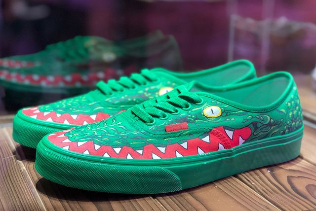 Custom Competition Won with Snappy Vans Authentics - Sneaker Freaker