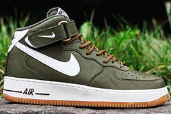 Nike Air Force 1 Mid (Medium Olive) - Releases