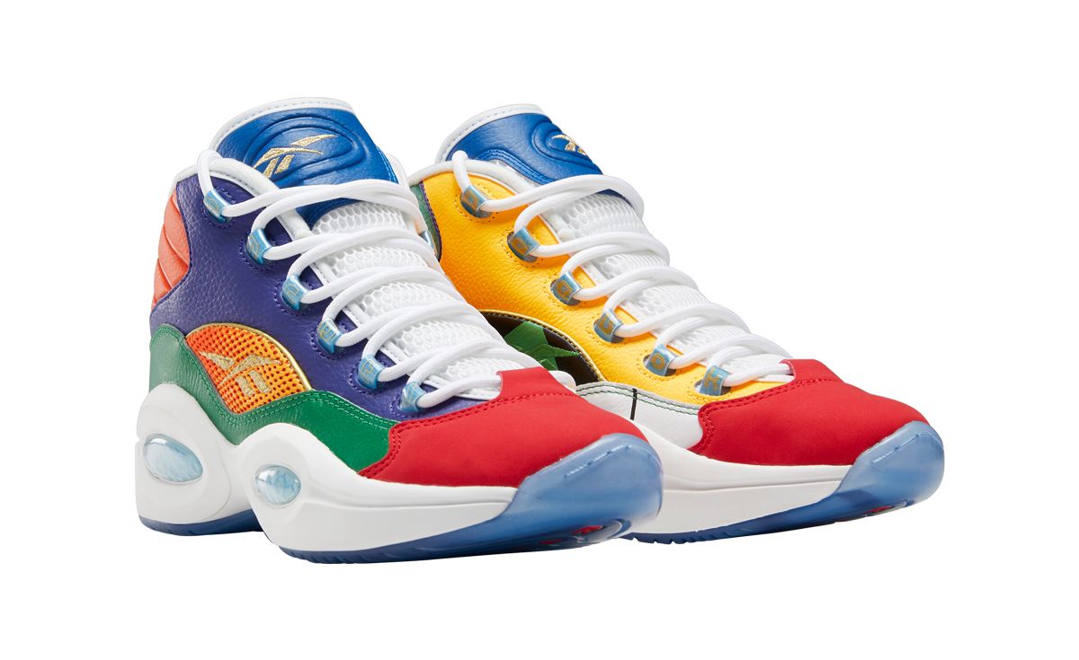 Concepts Create a Vividly Asymmetrical Reebok Question Mid - Sneaker ...