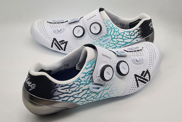 From the Feet Up Customs Paints Personalised Pairs for the Cycling ...