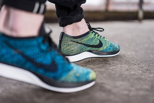 Nike Flyknit Racer (Blue Glow) - Sneaker Freaker