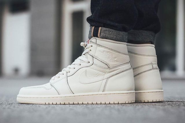 Air Jordan 1 High (Sail) - Sneaker Freaker