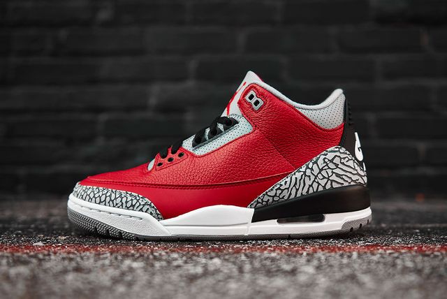 The Air Jordan 3 'Red Cement' Fires Up in Family Sizes at JD Sports ...