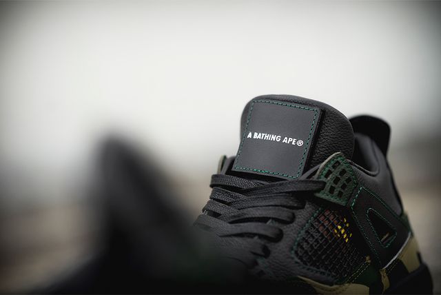 BespokeIND Drop Custom Gore-Tex BAPE x Air Jordan 4 - Sneaker Freaker