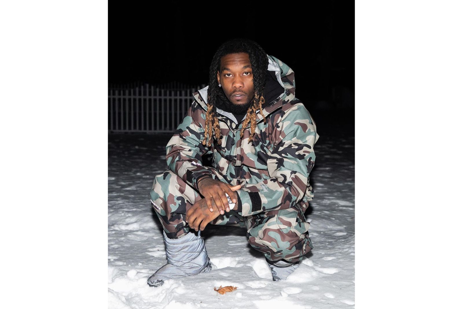 Offset Flexes the Unreleased adidas Yeezy NSTLD Boot 'Black Reflective ...
