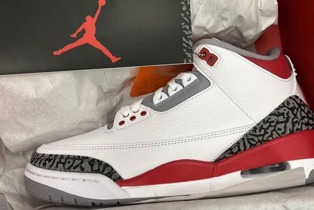 More Images! Air Jordan 3 ‘Fire Red’ with Nike Air Branding - Sneaker ...